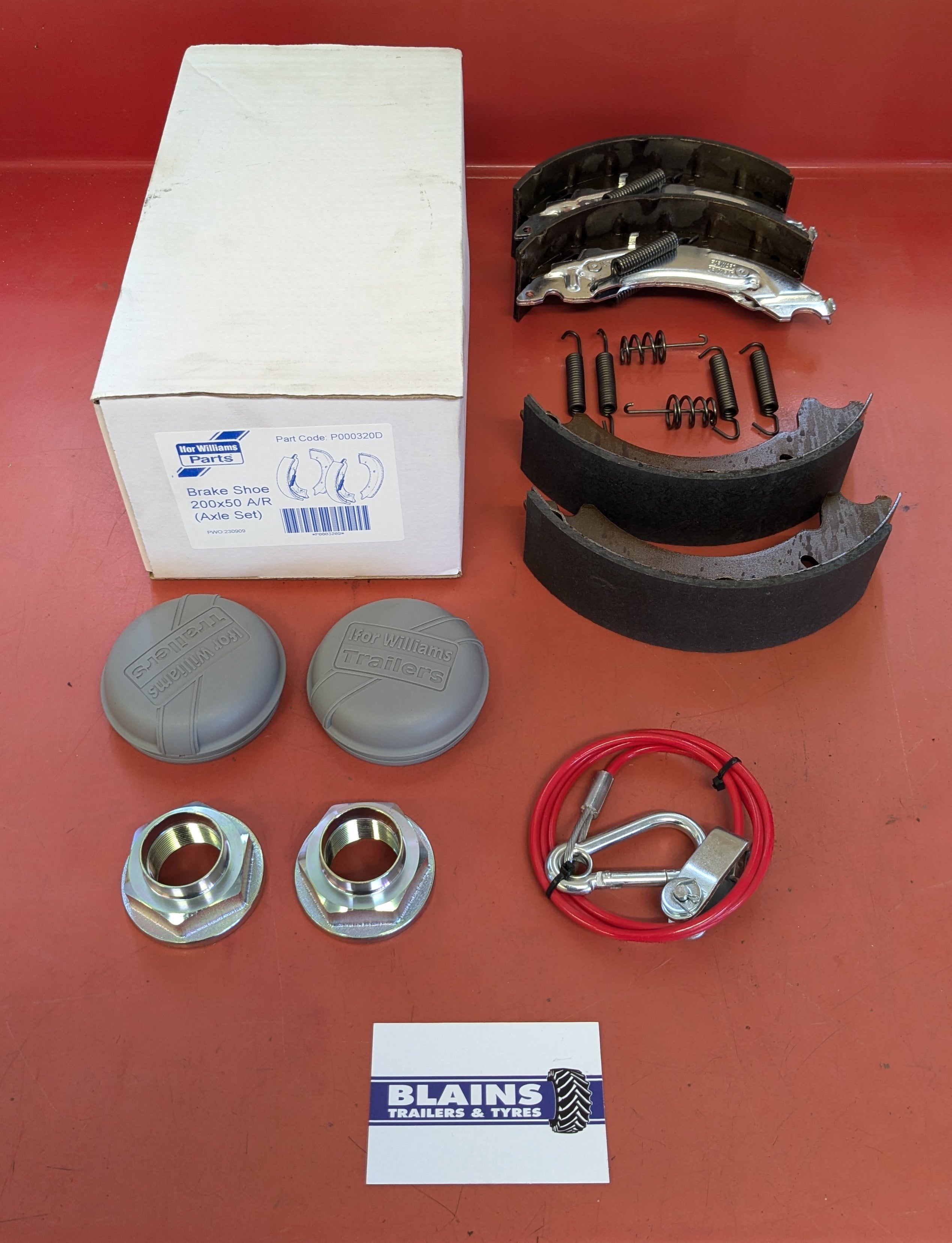 Basic Brake Service Kit - Ifor Williams Single Axle – Blains Trailers ...