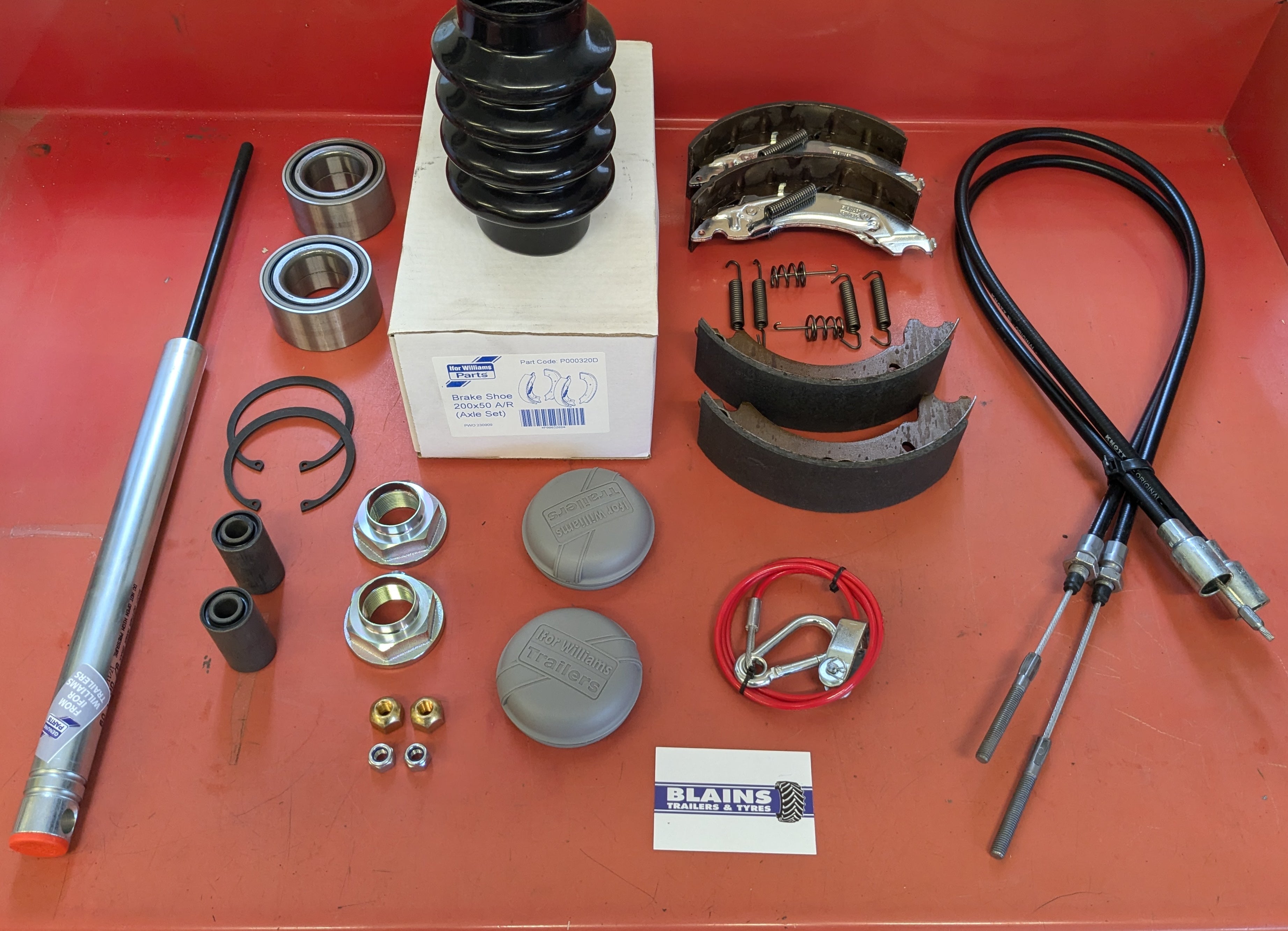 Brake & Bearings Service Kit - Ifor Williams Single Axle – Blains ...