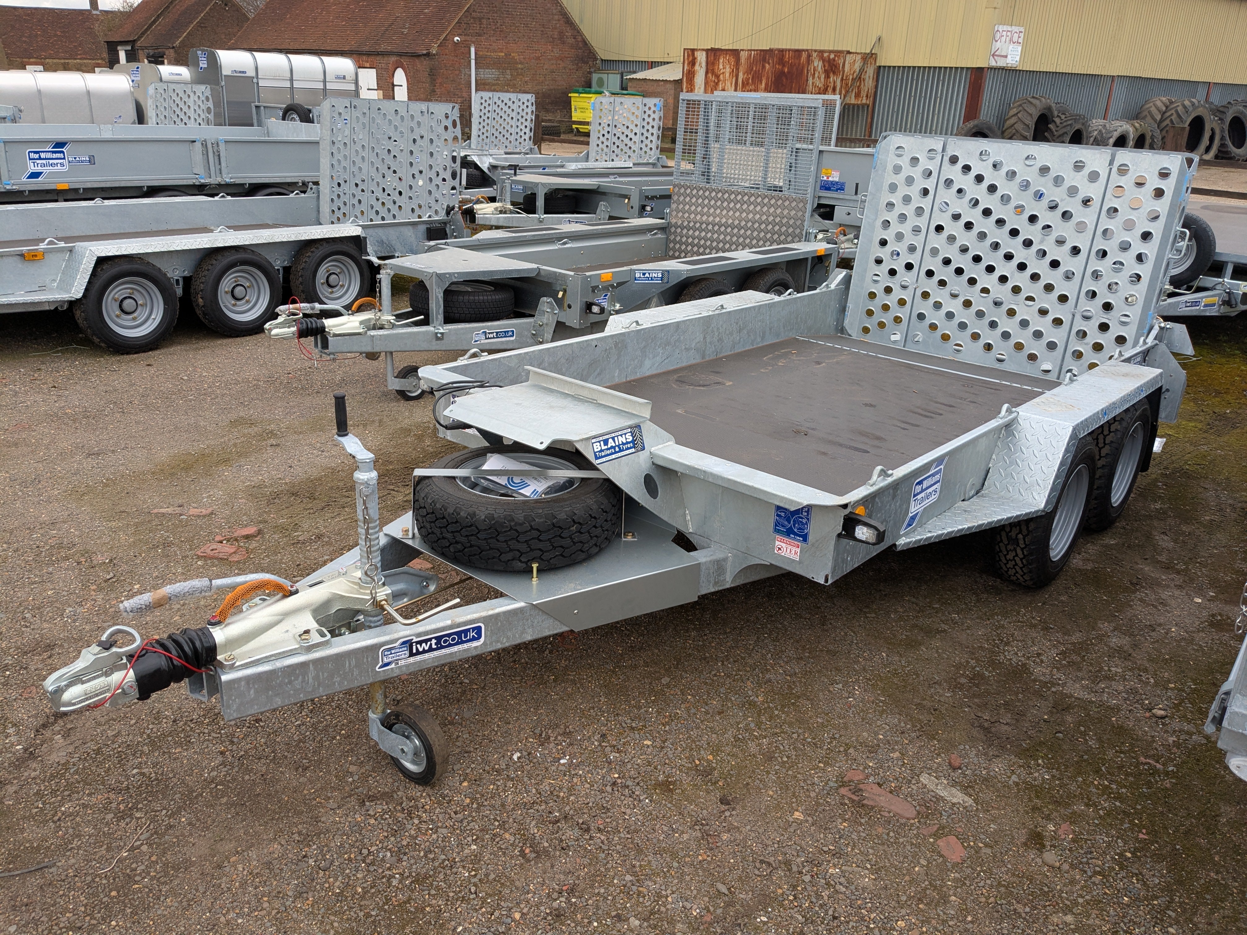 Ifor Williams GH1054 Plant Trailer – Blains Trailers & Tyres