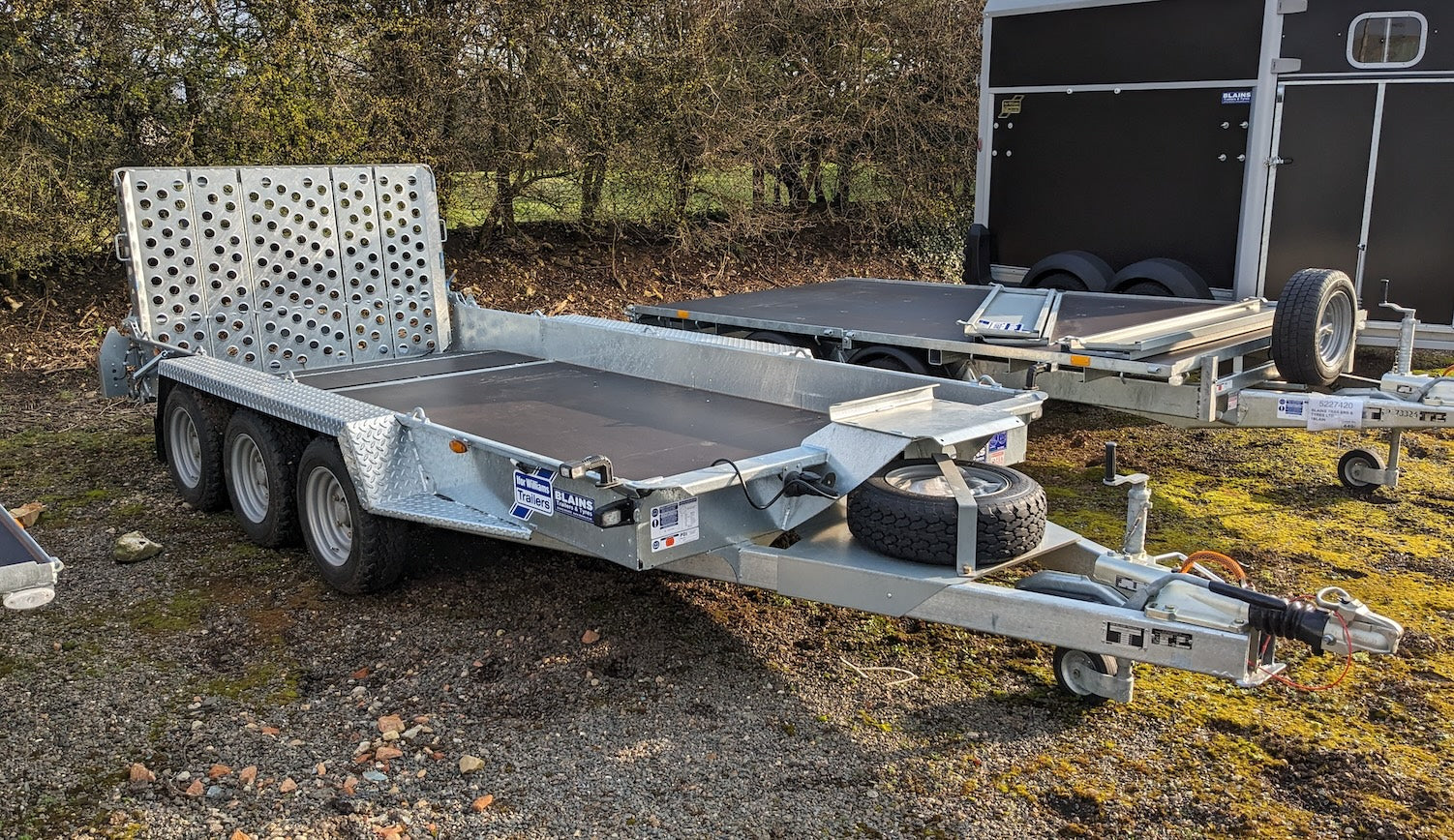 Ifor Williams GH146 Tri-Axle Plant Trailer – Blains Trailers & Tyres