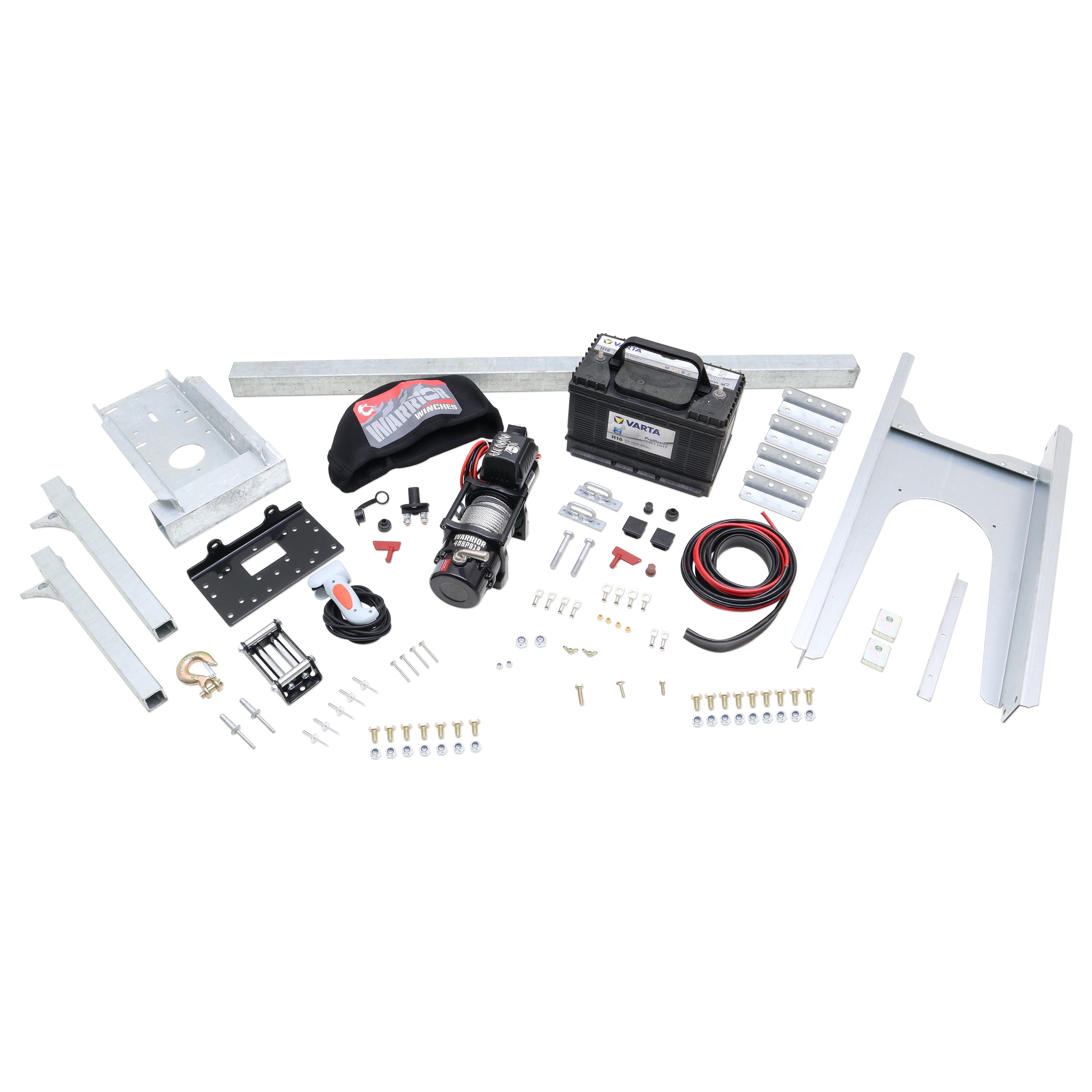 KX6218-21 - TB Tiltbed Winch, Bracket & Battery Kit – Blains Trailers ...
